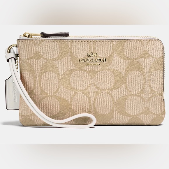 Coach | Bags | Coach Pvc Double Corner Zip | Poshmark